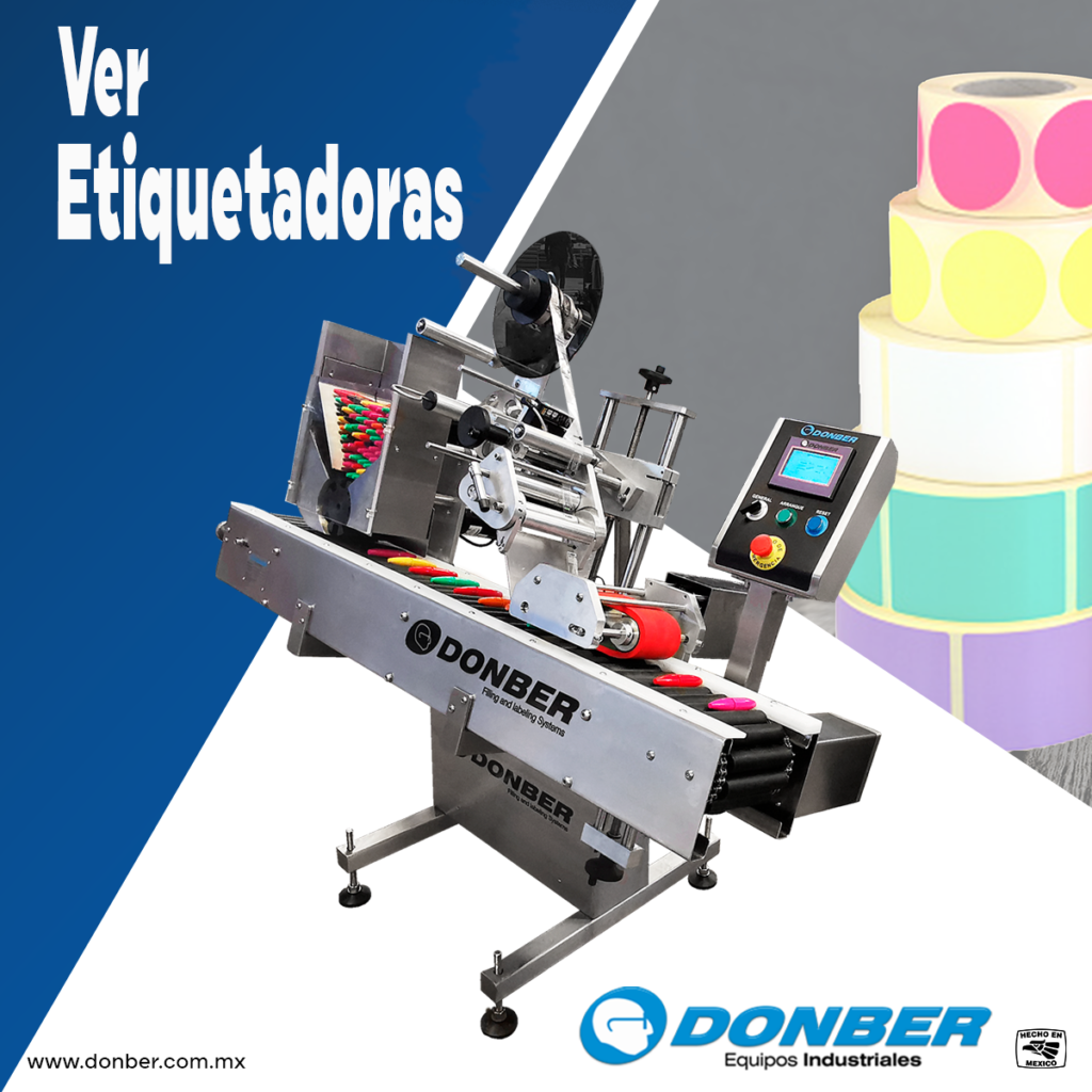 Donber | Maquinas llenadoras, etiquetadoras y cerradores.